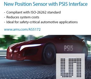 New automotive-grade magnetic position sensors from ams feature PSI5 ...