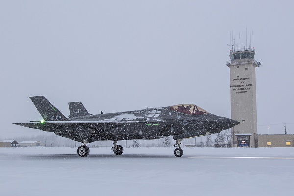 Lockheed Martin F-35A Icy Runway Testing for Norwegian Drag Chute ...