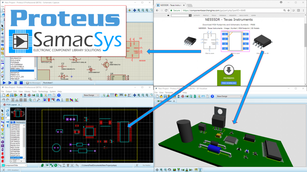 Labcenter Partners with SamacSys to Provide Schematic Symbols, PCB ...