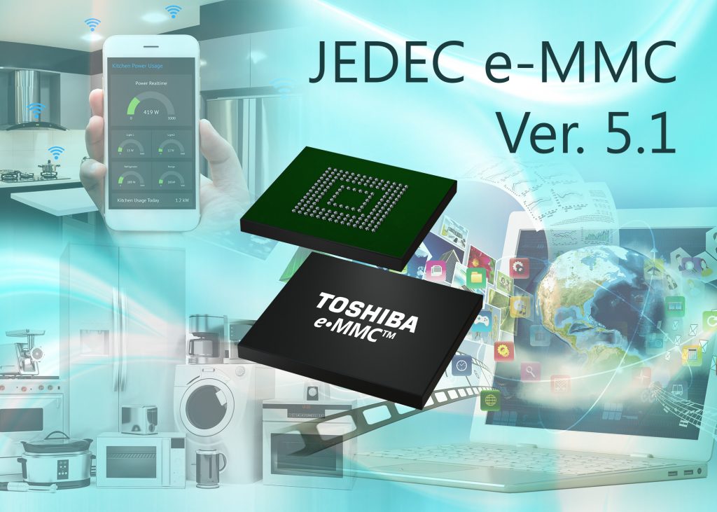 Toshiba Memory Europe Adds BiCS FLASH To Lineup of e-MMC Ver. 5.1 ...