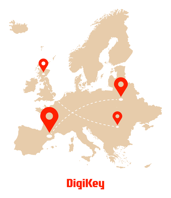 DigiKey Now Supports Europe to Europe Direct Shipping | New-TechEurope